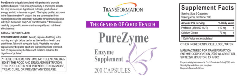 Thrive in 63 Phase 1 - Transformation Enzymes